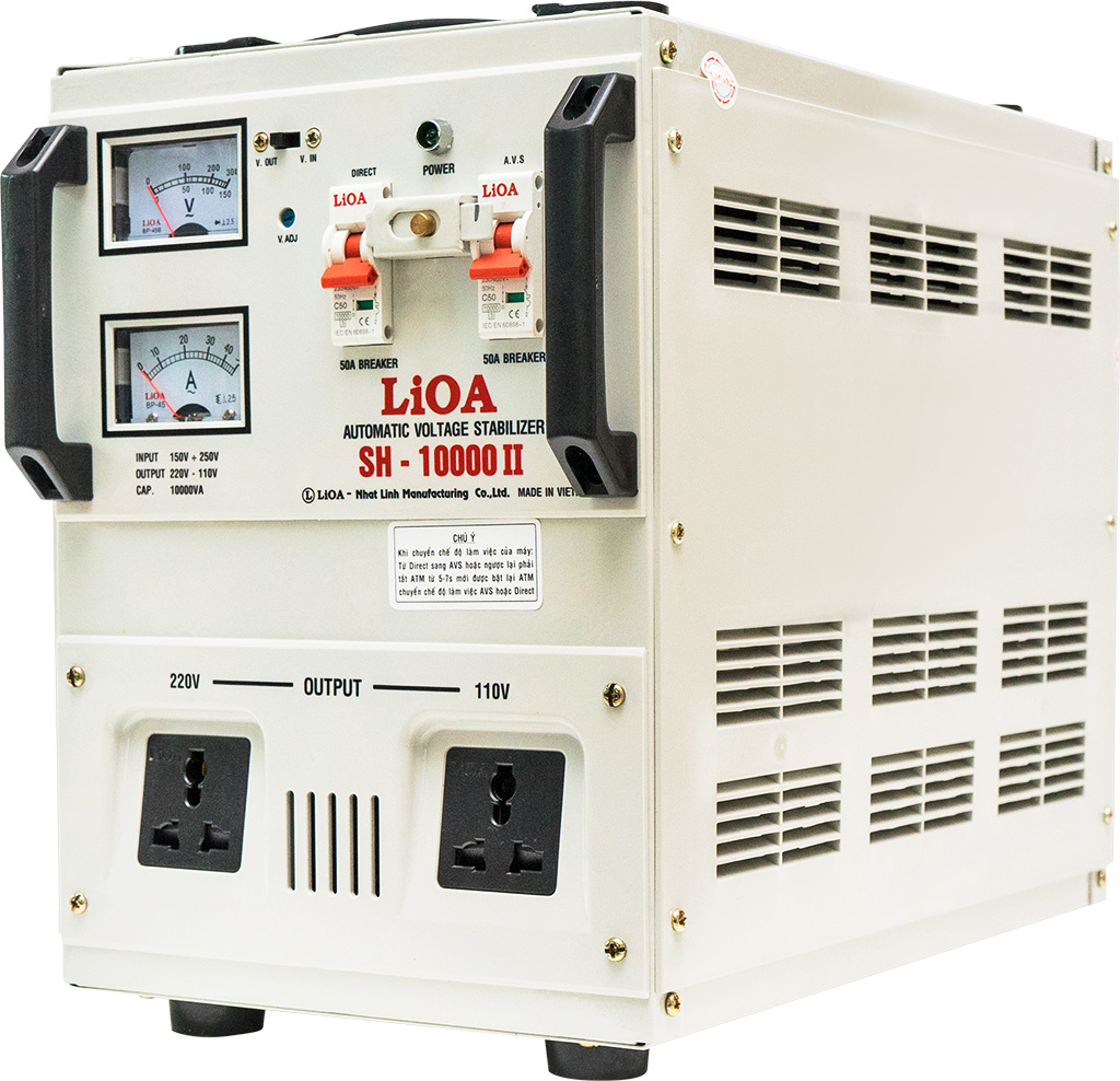 Ổn áp Lioa 1P SH-10KVA II SH-10000II giá ưu đãi tại Nguyễn Kim