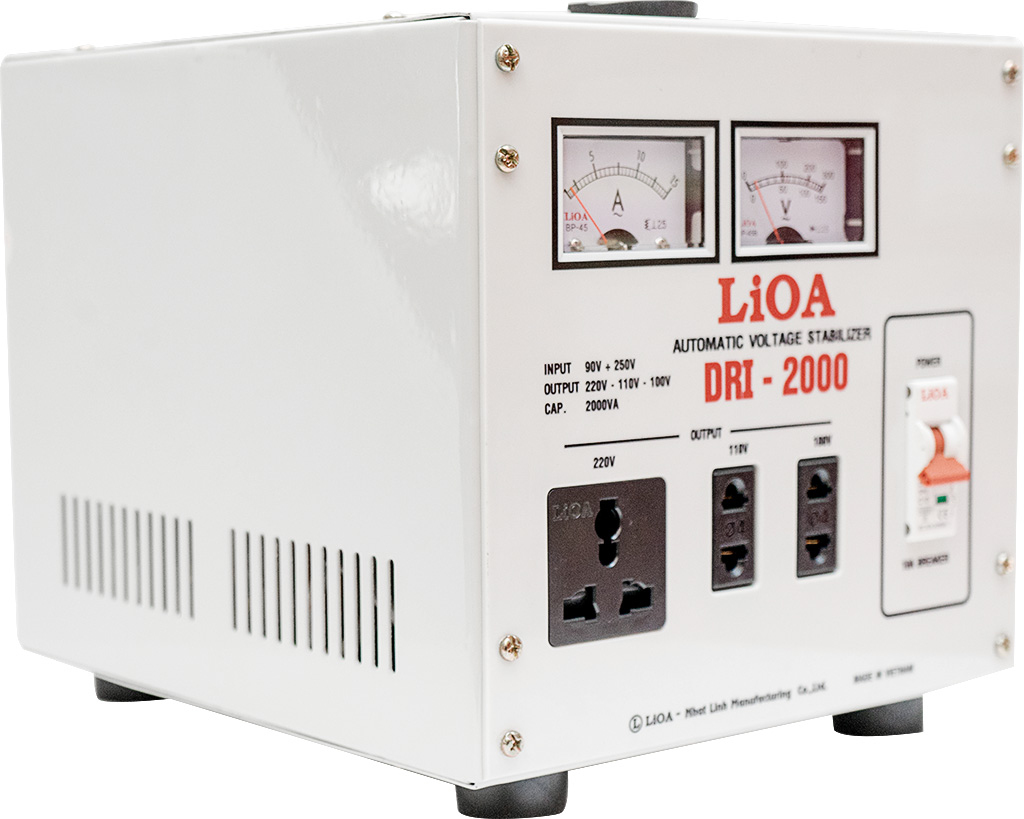 Ổn áp Lioa 1P DRI-2KVA II DRI-2000II giá ưu đãi tại Nguyễn Kim