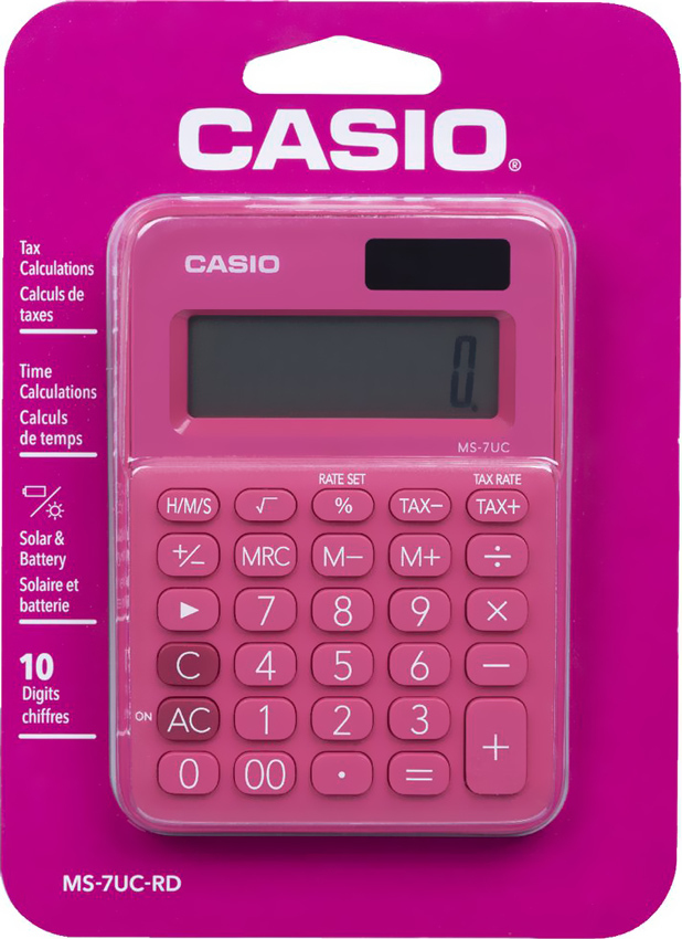 Máy tính Casio MS-7UC-RD giá rẻ tại Nguyễn Kim