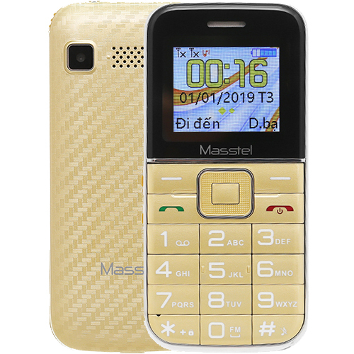 Điện Thoại Masstel Fami 12 Màu Vàng giá tốt | Nguyễn Kim