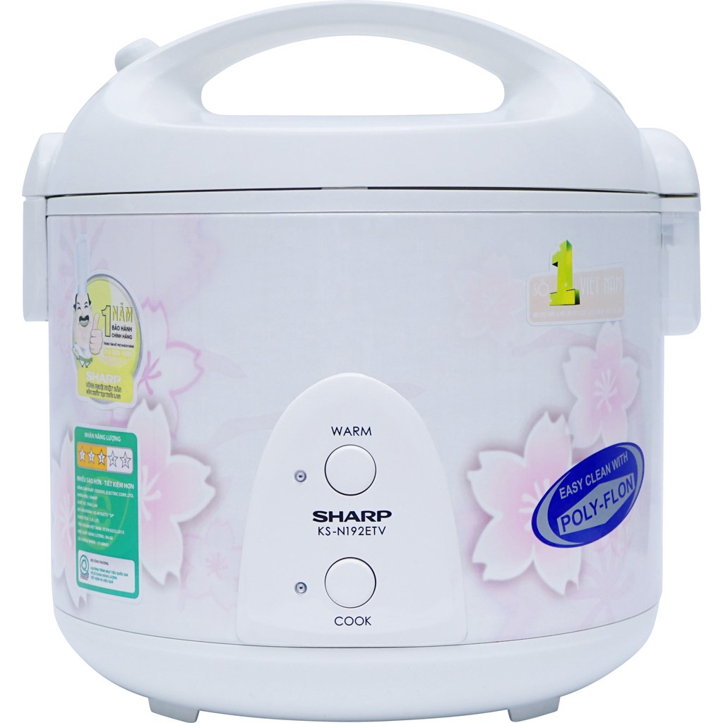 Nồi Cơm Điện Sharp 1.8 Lít KS-N192ETV | Nguyễn Kim