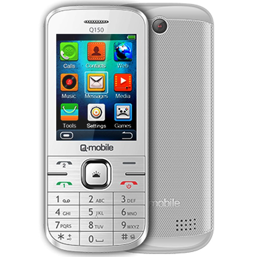 Q-Mobile Q150 màu bạc là chiếc điện thoại với mức giá thấp đã bán tại ...