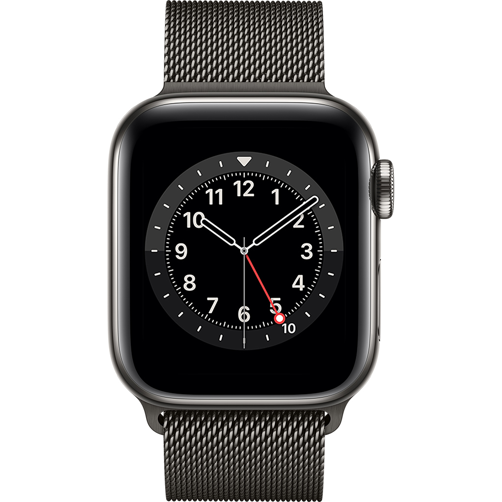 Apple Watch S6 LTE 40mm Vỏ Thép Dây Thép Đen Giá tốt | Nguyễn Kim