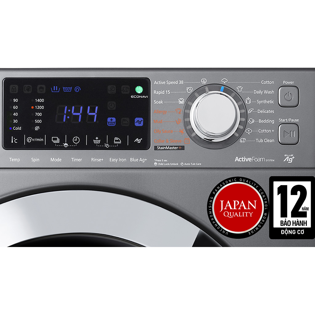 Máy Giặt Panasonic Inverter 9 Kg NA-V90FX1LVT Chính Hãng | Nguyễn Kim