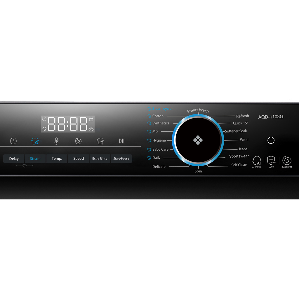 Máy giặt Aqua Inverter 11 kg AQD-D1103G.BK Giá Rẻ, Chính Hãng | Nguyễn Kim