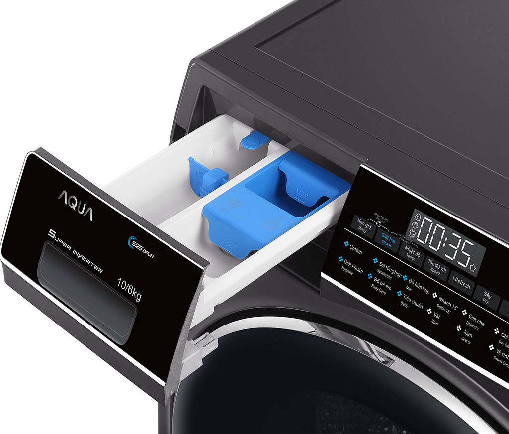 Máy giặt sấy Aqua 10 kg AQD-AH1000G.PS Giá Rẻ, Chính Hãng | Nguyễn Kim