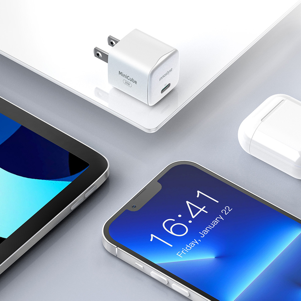 Củ sạc nhanh siêu nhỏ 20W Innostyle Ultra Minicube Trắng Chính Hãng ...