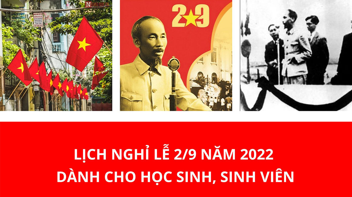 Lịch nghỉ lễ 2/9 năm 2022: học sinh, sinh viên được nghỉ mấy ngày ...