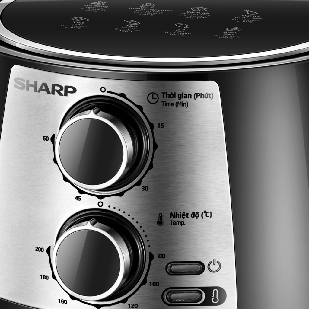 Nồi chiên không dầu Sharp 4.2 lít KF-AF42MV-ST Chính Hãng, Giá Tốt ...