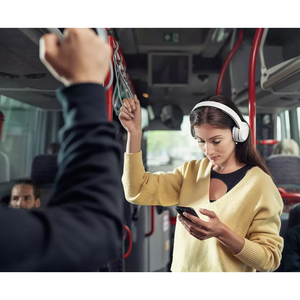 Tai nghe Bluetooth chụp tai Philips TAH4205WT/00 Trắng Giá Rẻ | Nguyễn Kim