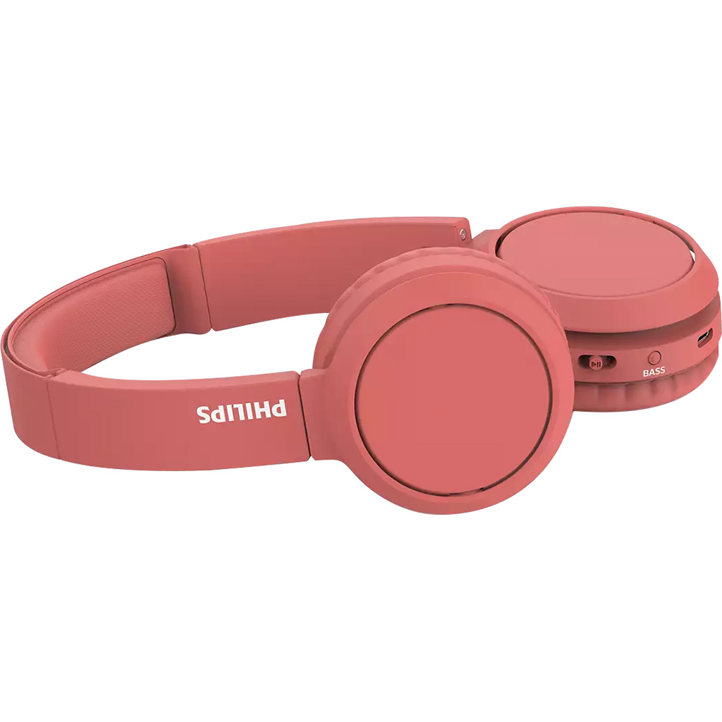 Tai nghe Bluetooth chụp tai Philips TAH4205RD/00 Đỏ Giá Rẻ | Nguyễn Kim