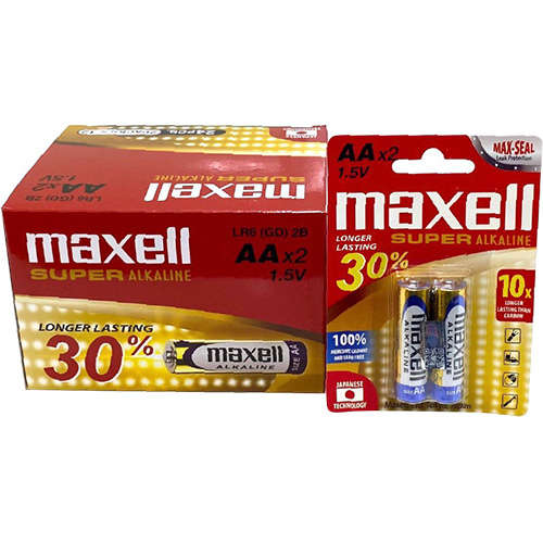 Pin Super Alkaline AA vỉ 2 viên Maxell LR6AAPRO Giá Rẻ | Nguyễn Kim