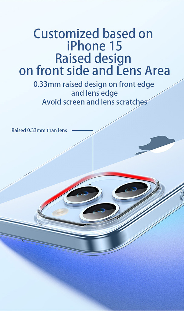 Ốp lưng iPhone 15 Pro Max Mipow Silicon TPU Trong Suốt Giá Rẻ | Nguyễn Kim