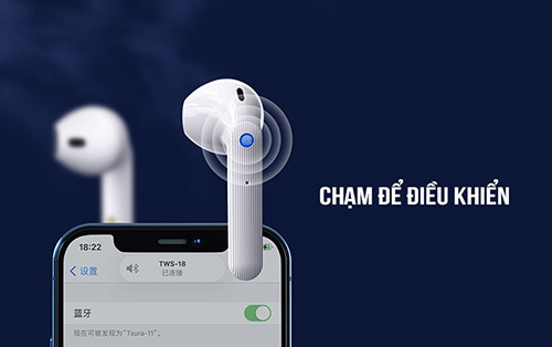 Tai nghe Bluetooth TWS Remax TWS18 Trắng Giá Rẻ, Chính Hãng | Nguyễn Kim