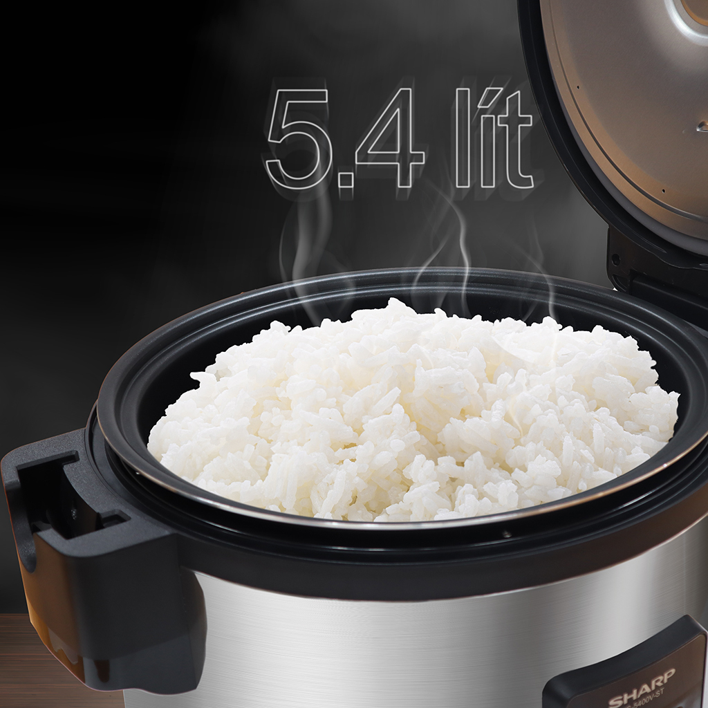 Nồi cơm điện tử công nghiệp Sharp 5.4 lít KS-5400V-ST Giá Rẻ | Nguyễn Kim