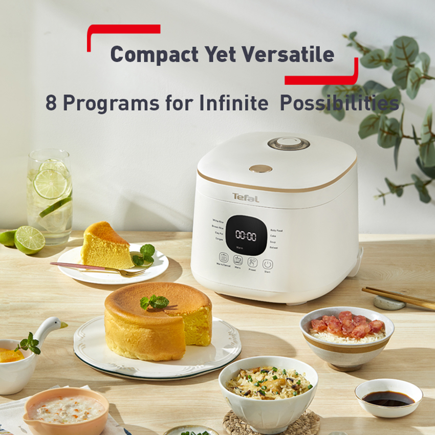 Nồi cơm điện tử Tefal Rice Mate Mini 0.7 lít RK515168