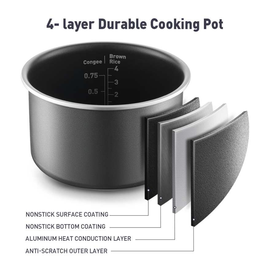 Nồi cơm điện tử Tefal Rice Mate Mini 0.7 lít RK515168