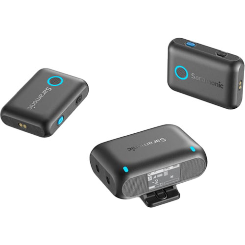 Micro thu âm không dây Saramonic Blink500 B2+ 4 in 1 (2TX+RX) Chính Hãng