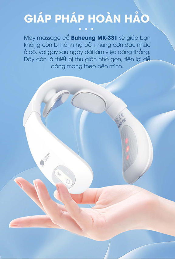 Máy massage cổ Buheung MK-331 Giá Rẻ, Chính Hãng | Nguyễn Kim