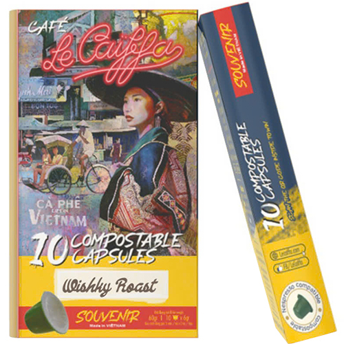 Cà phê viên nén Le Caiffa - Whisky Roast (6 gram/viên) chất lượng tại Nguyễn Kim