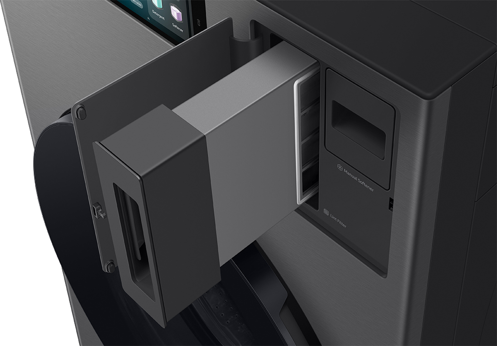 Giặt Sấy Bơm Nhiệt Samsung Bespoke AI Heatpump 25/15 kg WD25DB8995BZSV ...