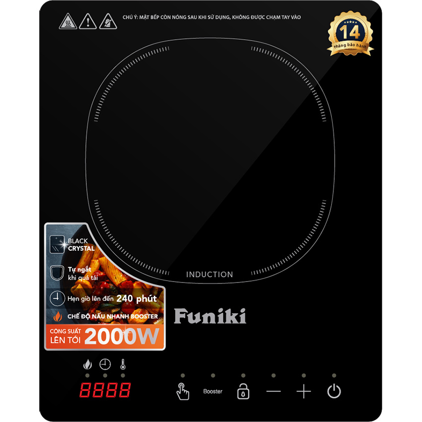 Bếp từ đơn Funiki HSD8136 (tặng kèm nồi) Giá Rẻ, Chính Hãng | Nguyễn Kim