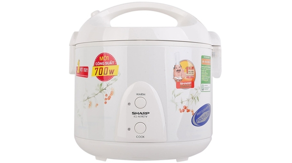 Nồi cơm điện Sharp KS-N191ETV 1.8 lít giảm giá tại nguyenkim.com