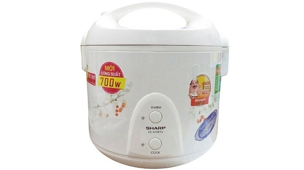 Nồi cơm điện Sharp KS-N19ETV 1.8 lít giá tốt tại Nguyễn Kim