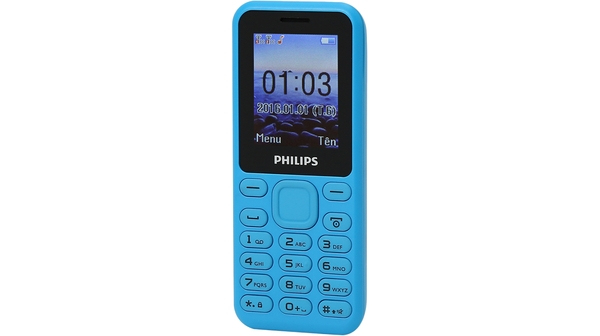 Philips E105 xanh duong chính hãng, giá tốt | nguyenkim.com