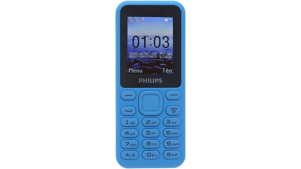 Philips E105 xanh duong chính hãng, giá tốt | nguyenkim.com