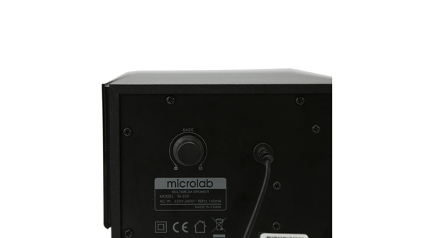 Loa vi tính Microlab M200/2.1 màu đen, giá rẻ tại Nguyễn Kim