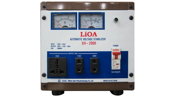 Ổn áp Lioa 1P SH-2KVA - SH-2000 chính hãng | nguyenkim.com