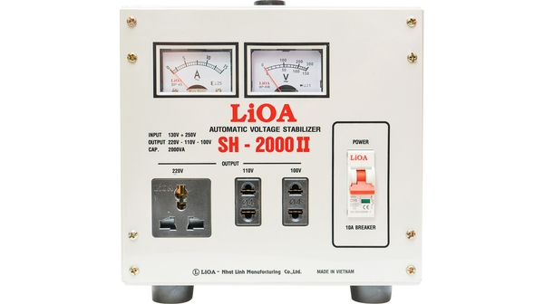 Ổn áp Lioa 1P SH-2KVA II SH-2000II giá ưu đãi tại Nguyễn Kim