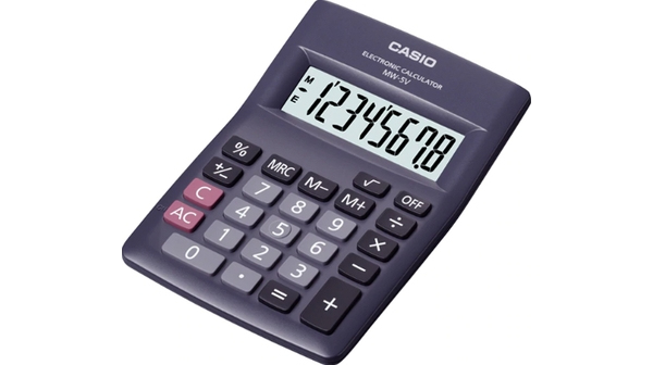 Máy tính Casio MW-5V-BK giá rẻ tại Nguyễn Kim