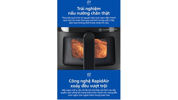 Nồi chiên không dầu Philips NA220/00 Giá Rẻ, Chính Hãng | Nguyễn Kim