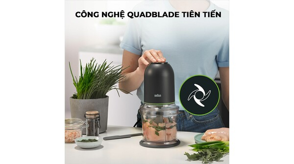 Máy xay thịt Braun CH3011BK Giá Rẻ, Chính Hãng | Nguyễn Kim