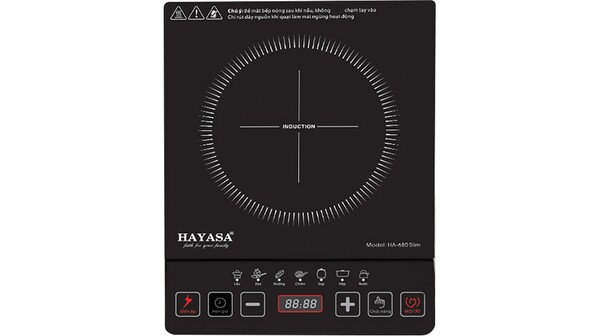 Bếp từ đơn Hayasa HA-680 Slim Giá Rẻ, Chính Hãng | Nguyễn Kim