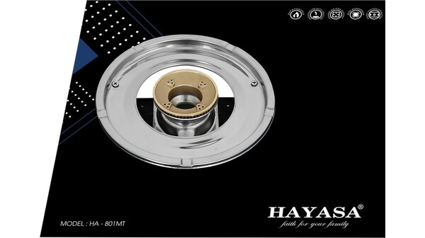 Bếp gas đôi Hayasa HA-801MT Chính Hãng, Giá Rẻ | Nguyễn Kim