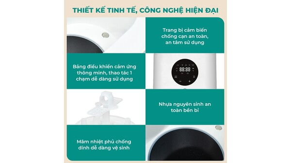 Máy tiệt trùng hơi nước và sấy khô Goldsun GCSD03WH Chính Hãng | Nguyễn Kim