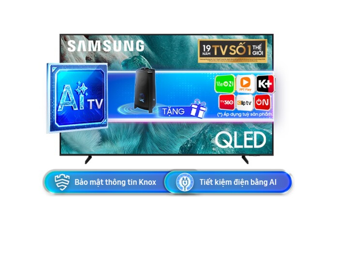 Smart Tivi QLED Samsung 4K 65 inch QA65Q7FAAKXXV Giá Rẻ, Chính Hãng | Nguyễn Kim