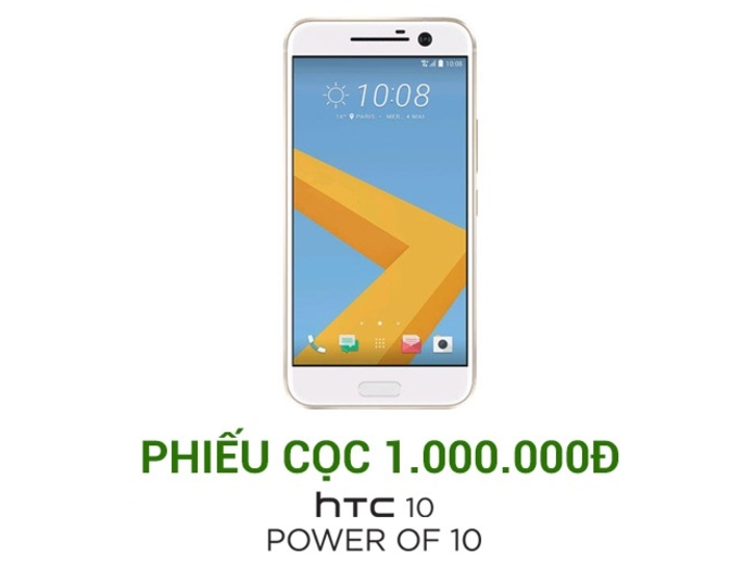 Điện thoại HTC 10 màu vàng nano sim chính hãng giá tốt tại nguyenkim.com