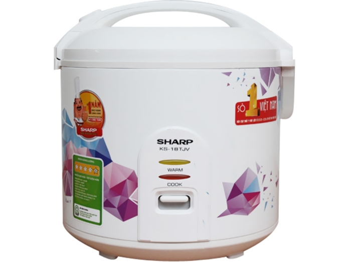 Nồi Cơm Điện Sharp 1.8 Lít KS-18TJV | Nguyễn Kim