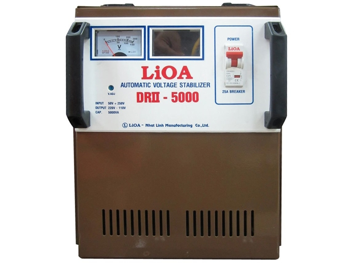 Ổn áp Lioa 1P DRII-5KVA - DRII-5000 giá tốt | nguyenkim.com