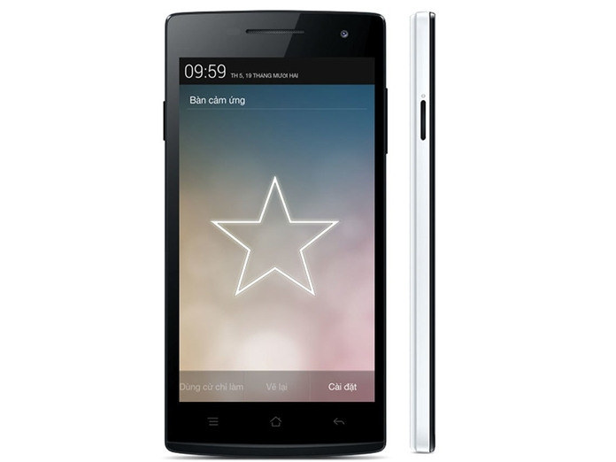 Oppo Find 5 Mini màu trắng chính hãng giảm giá tốt tại nguyenkim.com