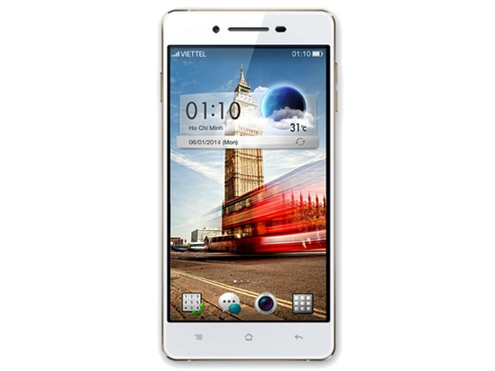 Điện thoại di động Oppo R1 trắng bán trả góp tại nguyenkim.com