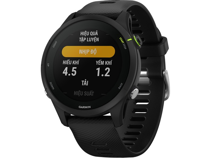 Đồng hồ thông minh Garmin Forerunner 255 Music, GPS, Đen Chính Hãng ...