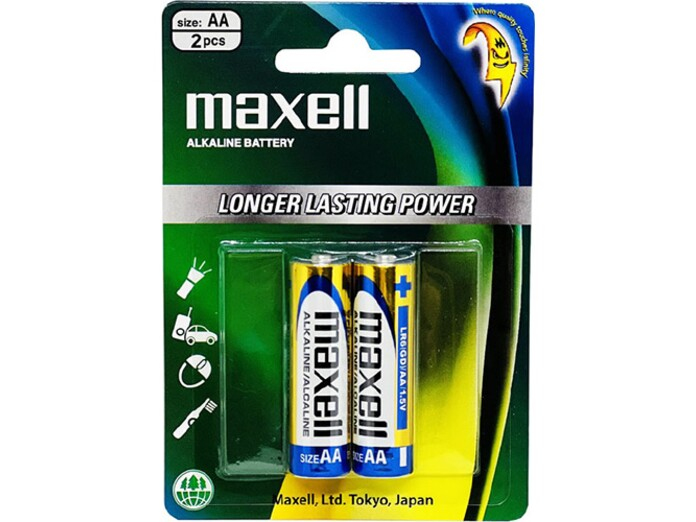 Pin Alkaline AA vỉ 2 viên Maxell LR6(GD)2B Giá Rẻ | Nguyễn Kim